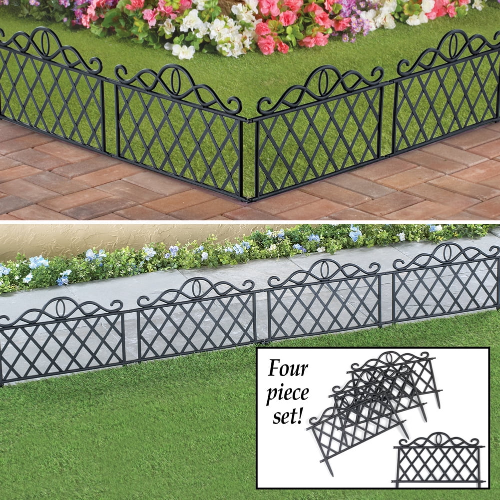 Lattice Fence Garden Border Set | Fasci Garden