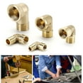 5pcs/set Brass Elbow Joint Set Resistant to Bent Pipe Fittings Metal ...