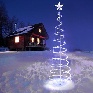 LED Acrylic Lava Lamp Christmas Tree Holiday Decor, Clear/Silver, 14 ...