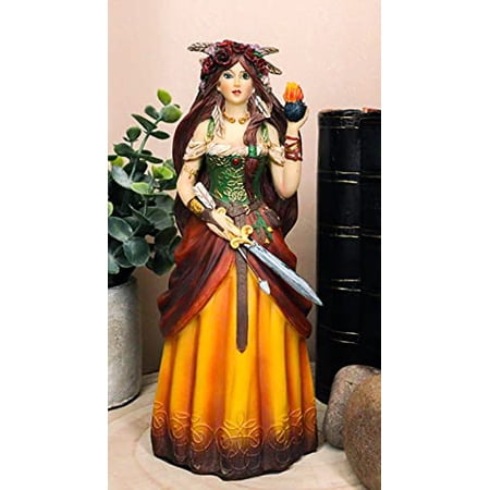 Ebros Celtic Irish Goddess Brigid Threefold Deity of Heling Poetry ...