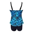 DHFJKG 2 Piece Swimsuits For Women Floral Print Tankini Set Beach Pool ...