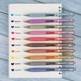 WRITECH Retractable Gel Pens Quick Dry Ink Pens 0.5mm Bullet Multicolor ...