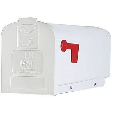Solar Group Inc Outdoor White Plastic Rural Mailbox, Medium Capacity ...