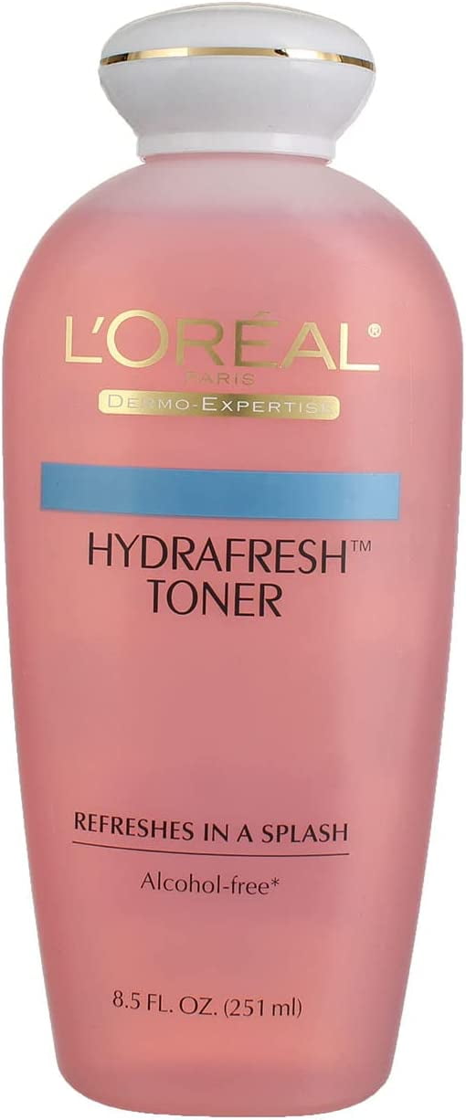 Loreal Paris 071249672044 Hydrafresh Toner Alcohol-Free, 1, Clear - Walmart.com