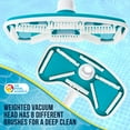 "U.S. Pool Supply 11"" Weighted Butterfly Vacuum Head with Swivel Hose ...
