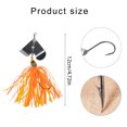 5Pcs Topwater Fishing Lures Bass Fishing Lures Spinner Baits Hard Soft ...