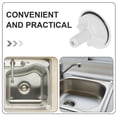 4Pcs White Sink Hole Cover Plug Plastic Kitchen Sink Sealing Caps with ...