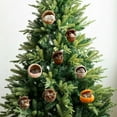 Christmas Hanging Ornaments,2D Animal Nut Pendant Christmas Tree ...