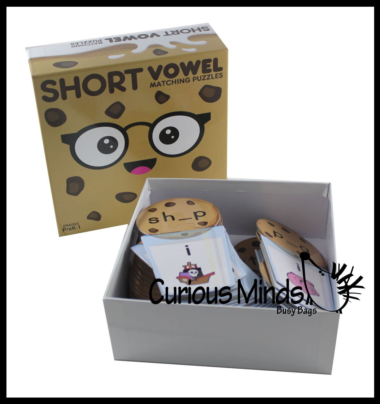 Short Vowel Cookies and Milk Puzzle - Language Arts Teacher Supply ...