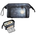 ALAZA Science Light Bulb Pencil Pouch Big Capacity Pencil Case Zipper ...