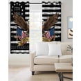 Anniversary USA Flag Blackout Curtains for Bedroom/Living Room, Thermal ...