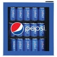 Pepsi Blue Compact Mini Fridge for Sodas, Small Drinks Cooler, 70 Can ...