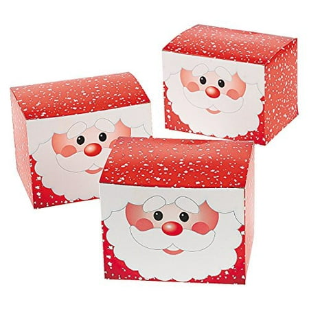 1 Dozen - Santa Gift Treat Boxes - Christmas Santa Claus Boxes for ...