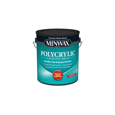 Minwax 233334444 Minwaxc Polycrylic Water Based Protective Finishes, 1/ ...