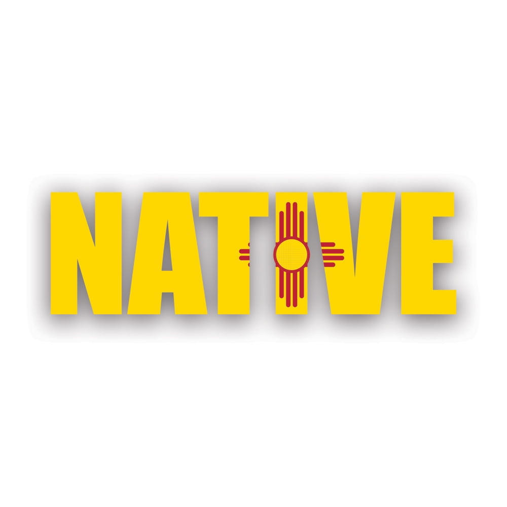 New Mexico Native Sticker Decal - Self Adhesive Vinyl - Weatherproof ...