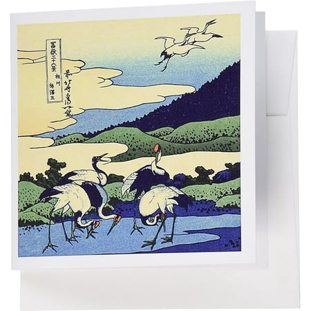 8 x 8 x 0.25 Inches Umegawa in Sagami Province by Hokusai Japanese Fine ...