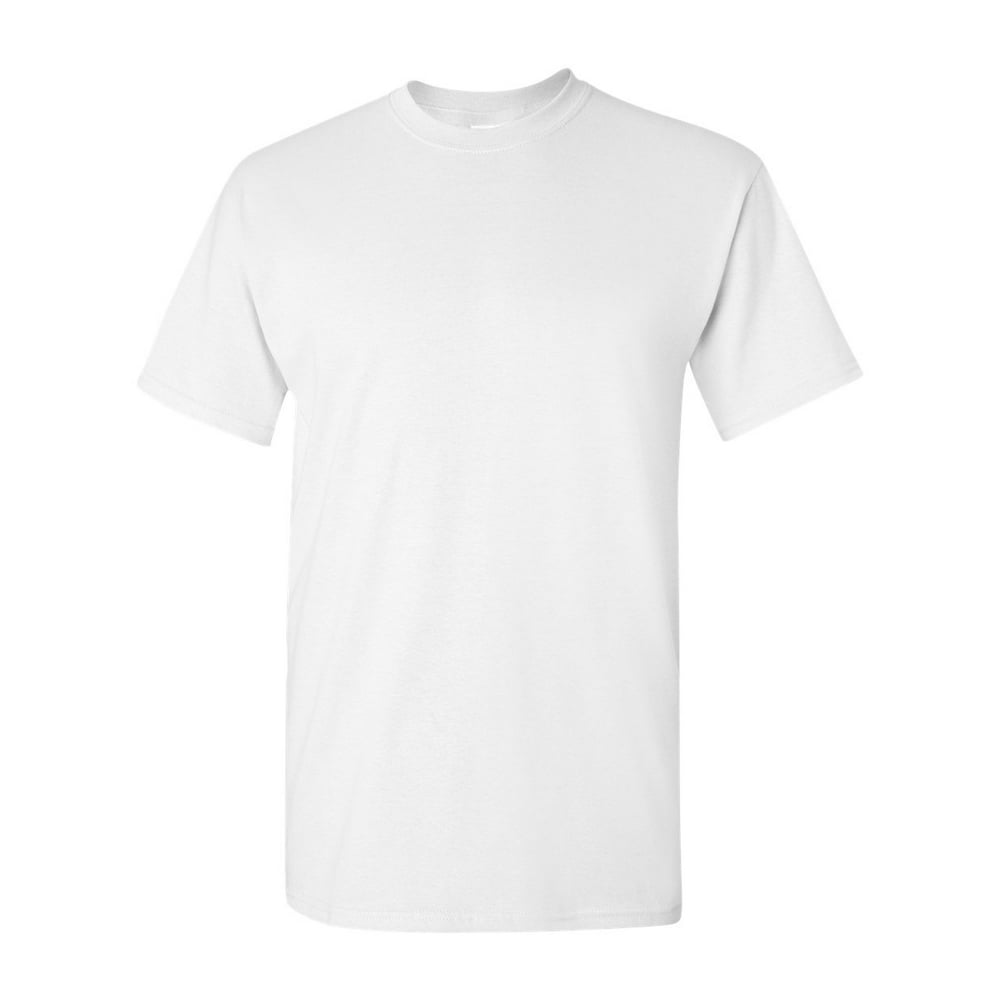 Gildan - Gildan 5000 Heavy Cotton Men's T-Shirt - White - 5X-Large ...
