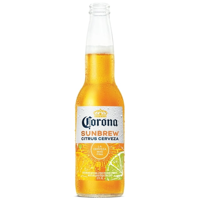 Corona Sunbrew Citrus Cervesa Lager Beer, 12 fl. oz. bottle, 12 pk ...