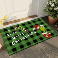 Christmas Doormat Holiday Indoor Outdoor 40 x 60cm,Christmas Grinch Mat ...