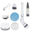 Electric Cleaning Brush with 4 Interchangeable Heads for Tile Grout ...