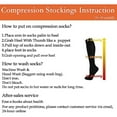 SZDUDU 4 Pairs Compression Stockings, 20-30 mmHg, Ideal for Medical ...