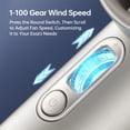 JISULIFE Portable Fan Pro1S 2025, 40Hrs Max Cooling Personal Handheld ...