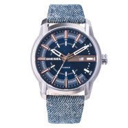 Diesel Men's Mr. Daddy DZ7394 Black Leather Japanese Quartz Fashion ...