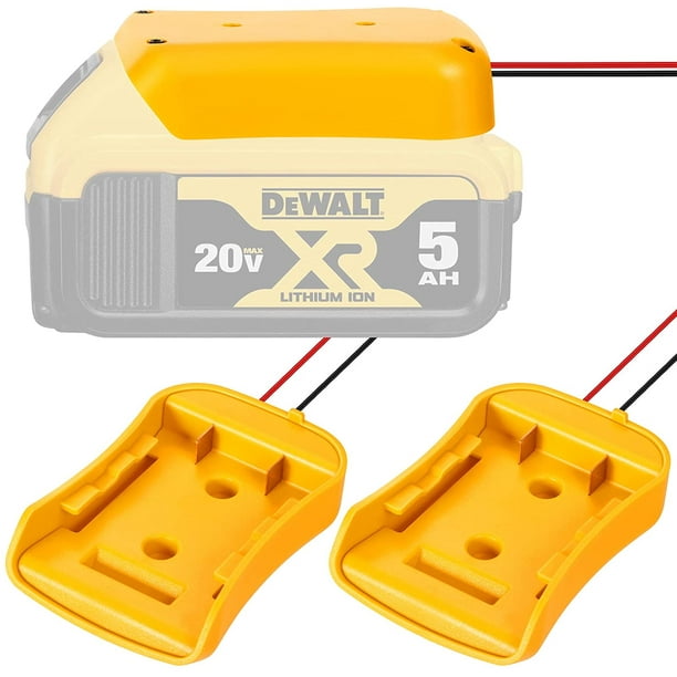 Battery Adapter Yellow Dock Holder Power Mount Connector Compatible ...