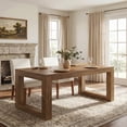 Tribesigns 78.7-Inch Dining Table for 6-8 People, Wooden Kitchen Table ...