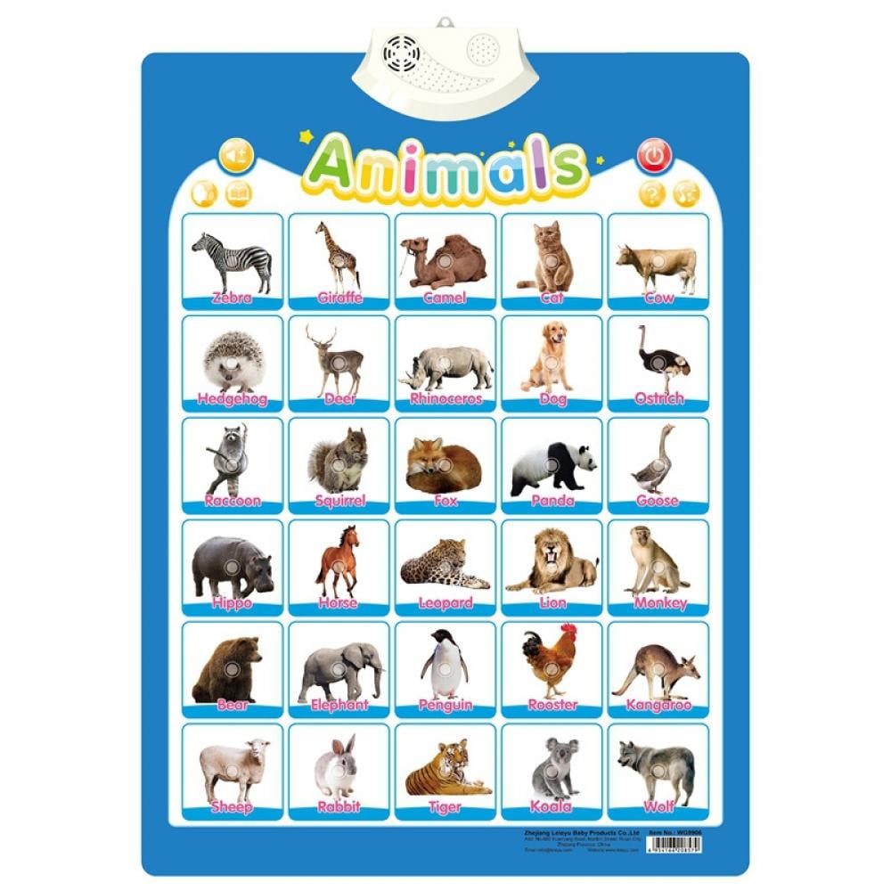 Learning Toys For Toddlers Kids Electronic Interactive Alphabet Wall