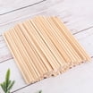 Yuugeen 50 Pcs Wooden Dowel Rods 1/4 x 12 Inch for Crafts DIY Projects ...