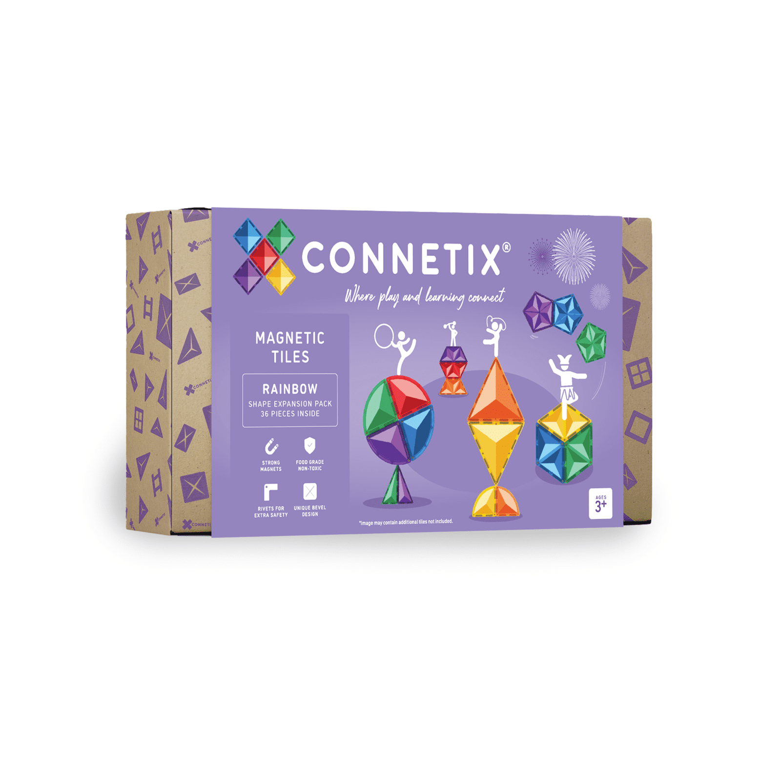 Click here for Connetix Magnetic Tiles  Rainbow Shape Expansion P... prices