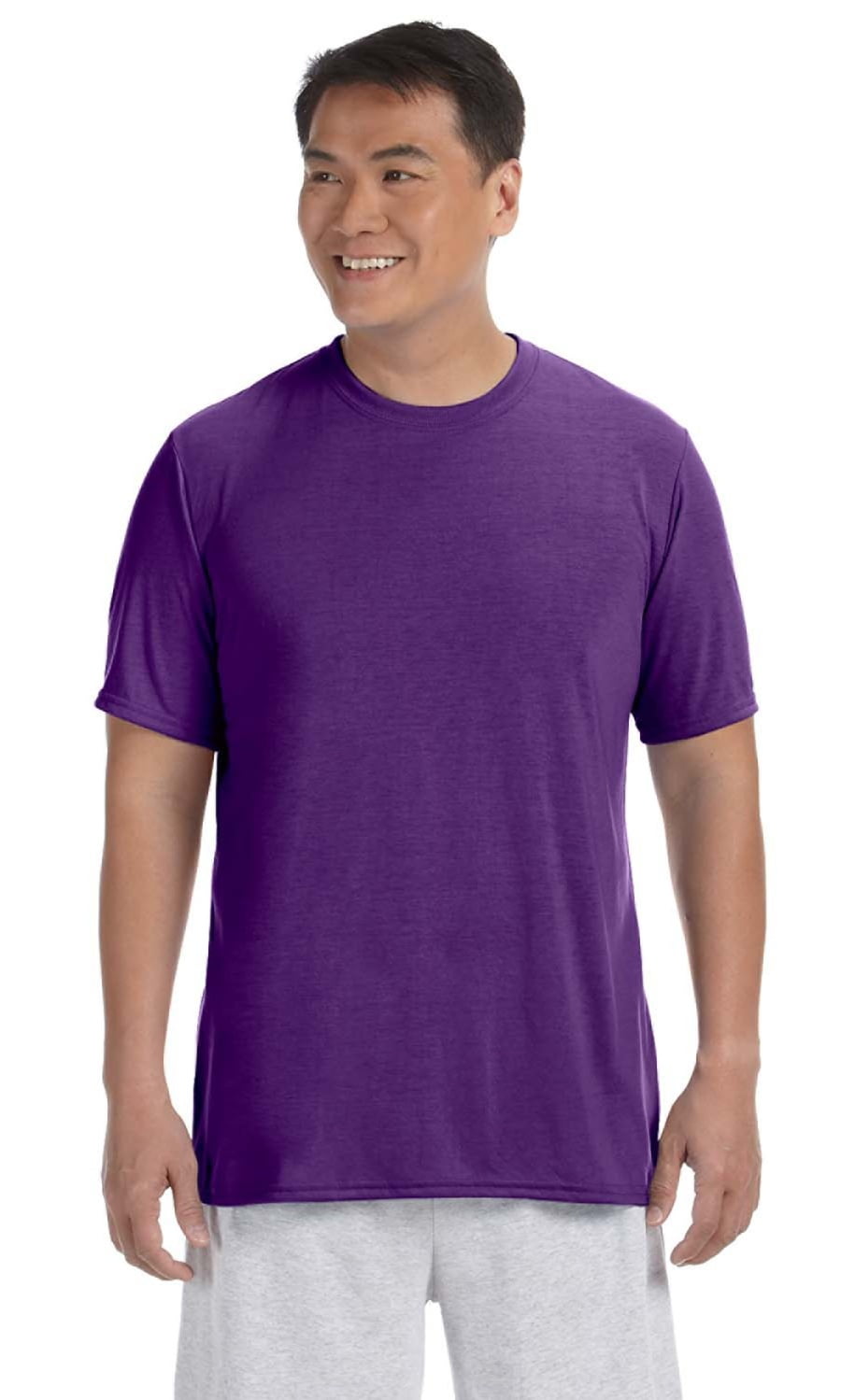 The Gildan Adult Performance 5 oz T-Shirt - PURPLE - 2XL - Walmart.com