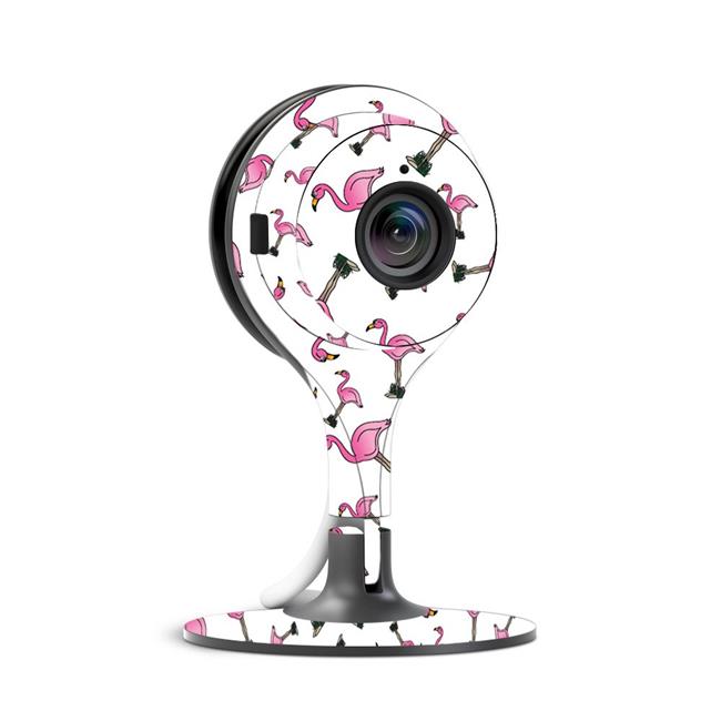 MightySkins NECAIN-Cool Flamingo Skin for Nest Cam Indoor Security ...