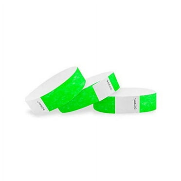 600 Paper WristBand Synthetic Paper Assorted Color Identity Bands Entry ...