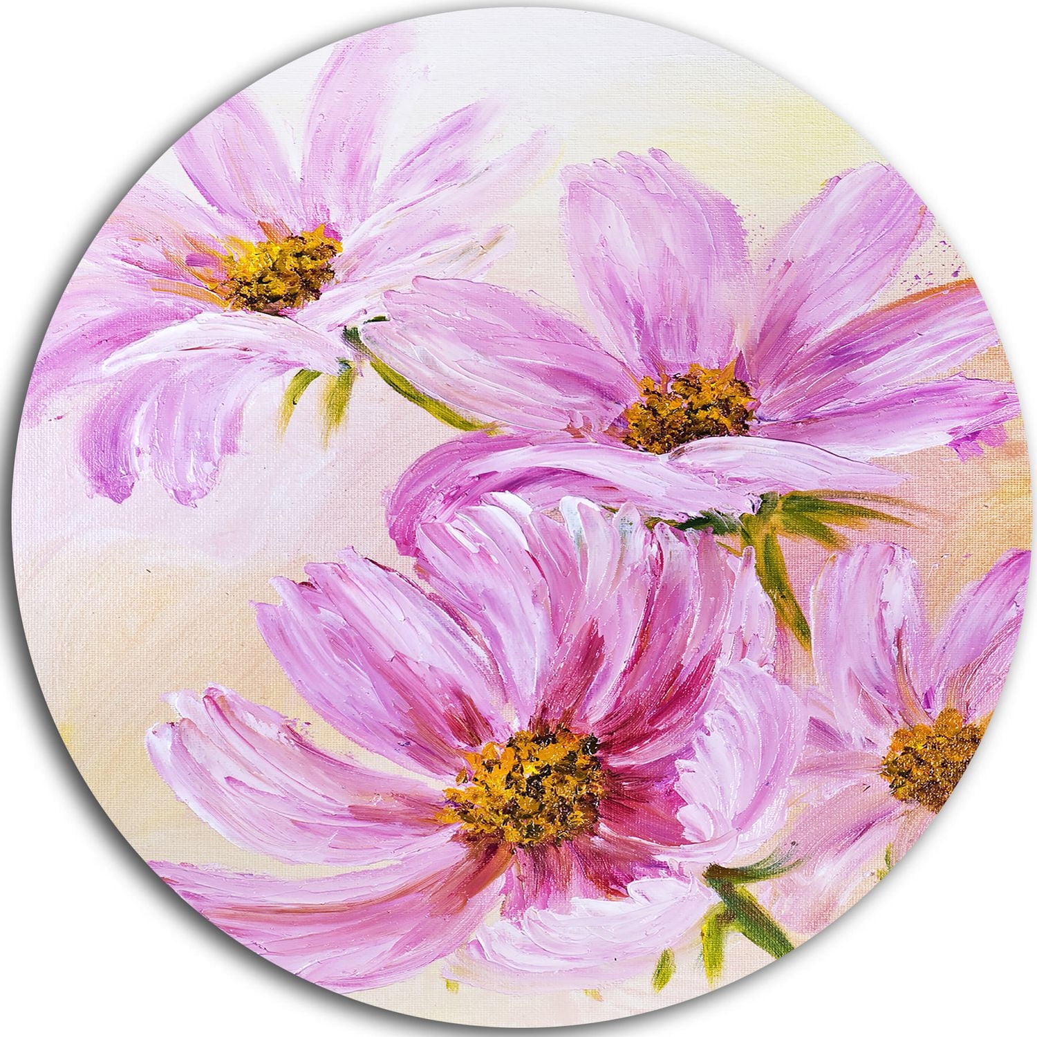 Click here for Designart Design Art Blooming Pink Cosmos Flowers... prices