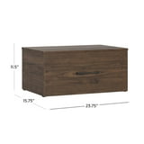 Mainstays Modular Storage System Walnut, Modern Versatile Stacking One ...