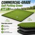 31mm Thick Golf Mat, 5x4ft Elite Hitting Mat for Outdoor & Indoor ...