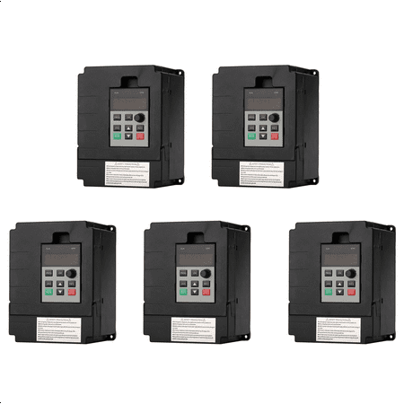 5X 2.2KW 220V Variable Frequency Drive Inverter Single to 3 Phase CNC VFD Universal | Walmart Canada