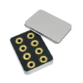 Axioma 16 Pieces Double Row Roller Skate Bearings 608RS-9 for Equipment ...