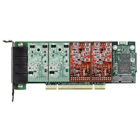 digium 1a4a00f 4 port modular analog pci 3.3/5.0v card | Walmart Canada