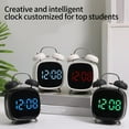 Necvior Vintaged Digital Alarm Clock Twin Bells Loud Alarm Desk Clocks ...
