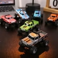 2.4G 1:64 Scale Mini Alloy Remote Control Car, 3-Speed Off-Road Monster ...