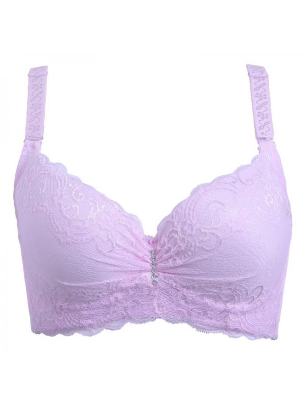 Topumt Women Adjustment Push Up Underwire Bra Thin Padded Bra Lady ...