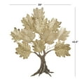 Free Shipping! DecMode Gold Metal Tree Wall Decor with Cutout Details ...