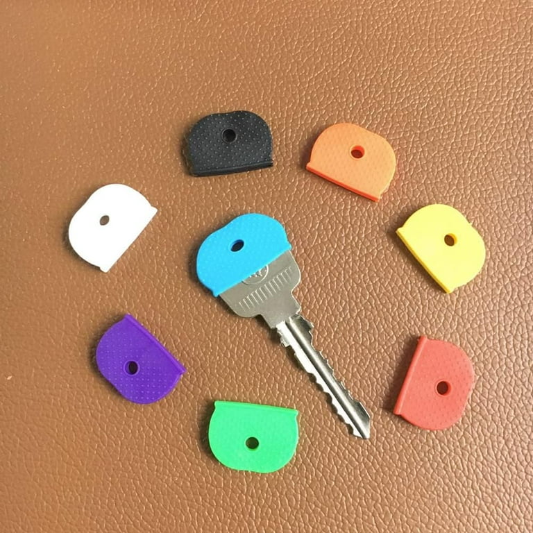 Key Identification Markers 80-Piece Key Cover Set With Labels - Color ...