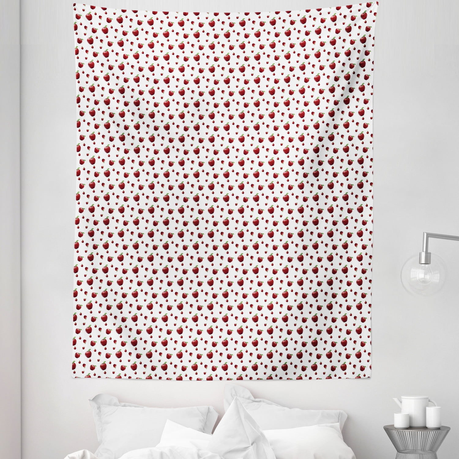 Polygons Tapestry, Continuous Pattern of Crystal Look Apples Print ...