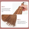 2 Count Brown Silk Broom Duster Desktop Broom Small Cleaning Broom ...