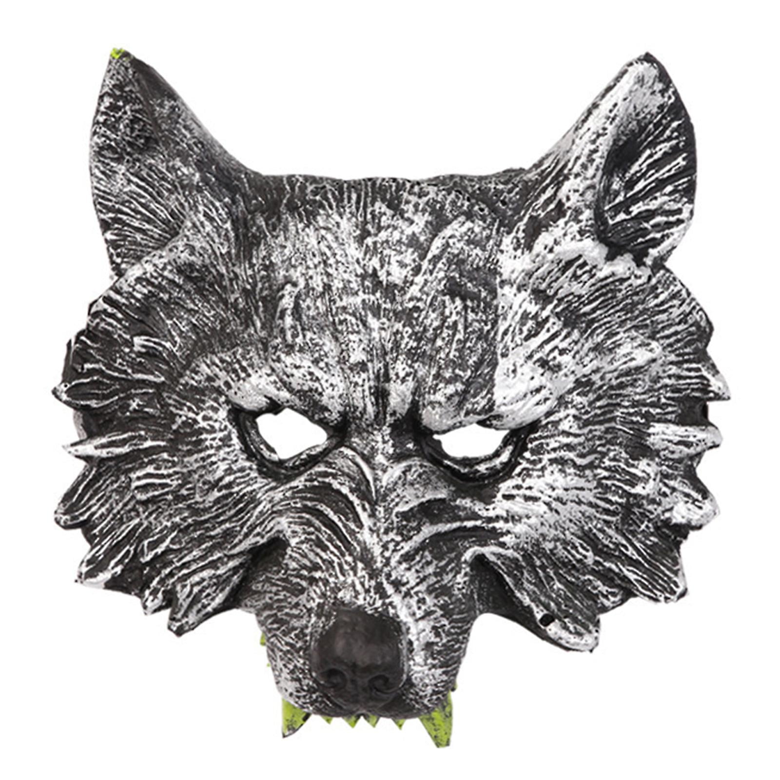 Wolf mask Máscara de lobo guantes de lobo máscara de miedo fiesta ...