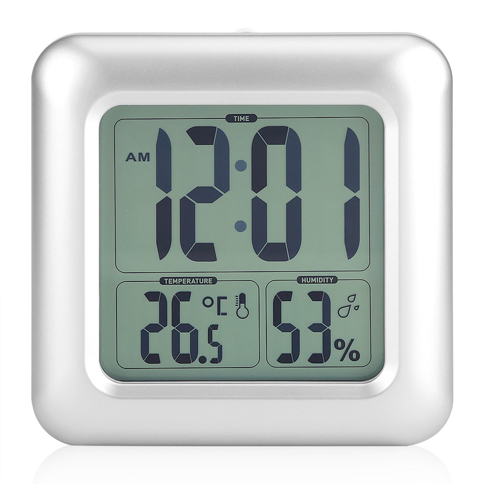 Reloj de pared impermeable con succión Digital, termómetro de vacío ...